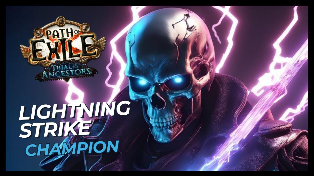 Poe 3.23 Lightning Strike Champion Build Showcase - YouTube