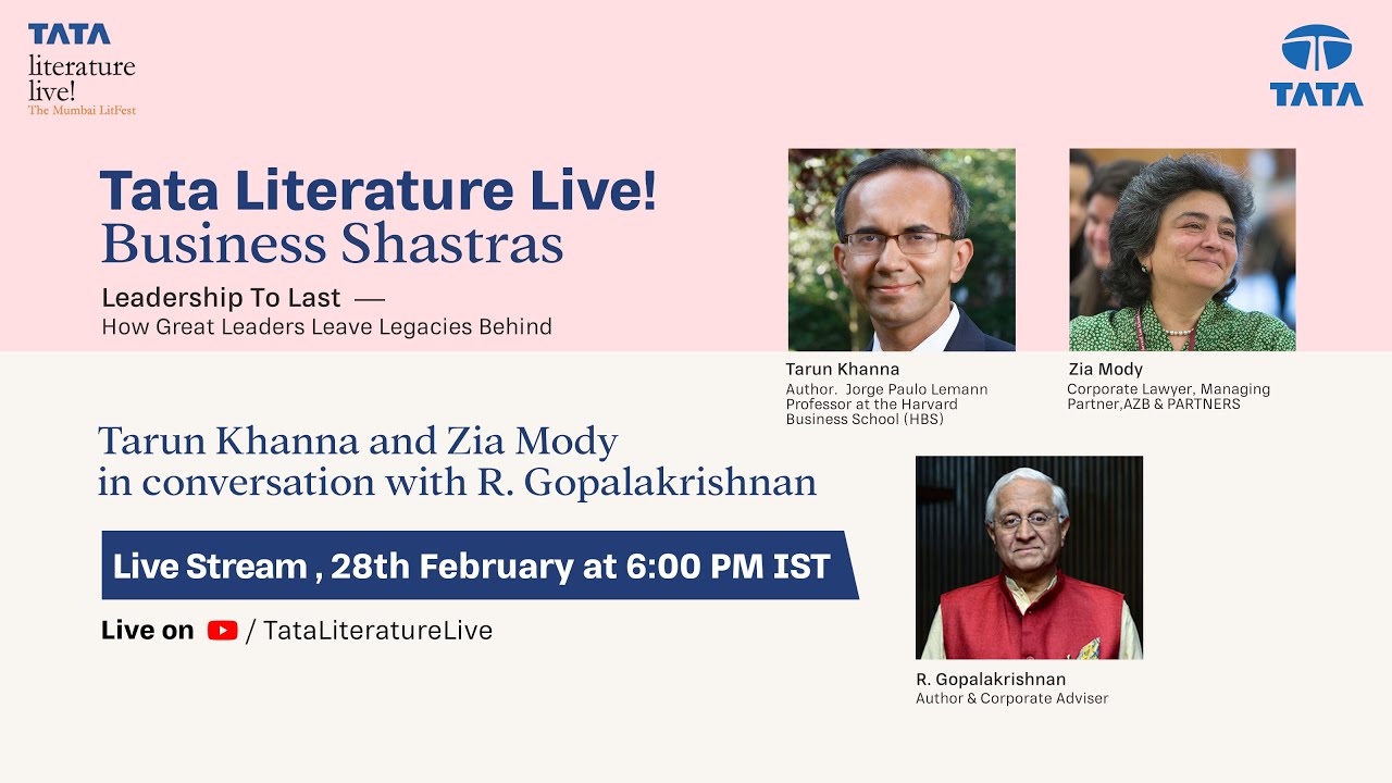 Tata Literature Live! Business Shastras - YouTube