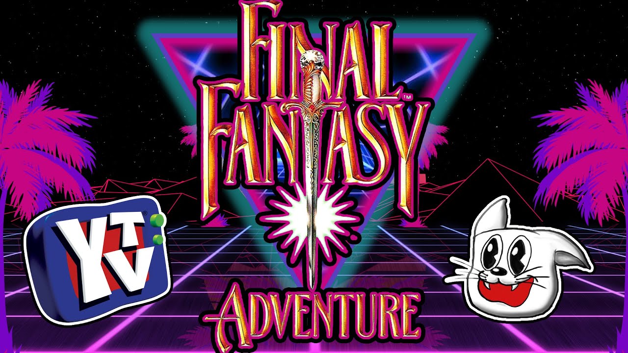 Doodles plays Final Fantasy Adventure on YTV (With VHS effects) - YouTube