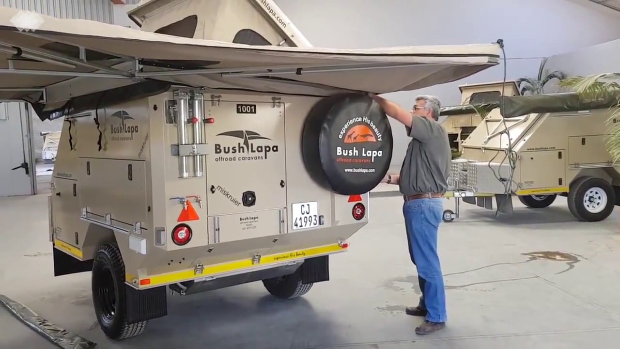 BUSH LAPA OFFROAD CARAVANS - BUSHWING OOPSLAAN - YouTube