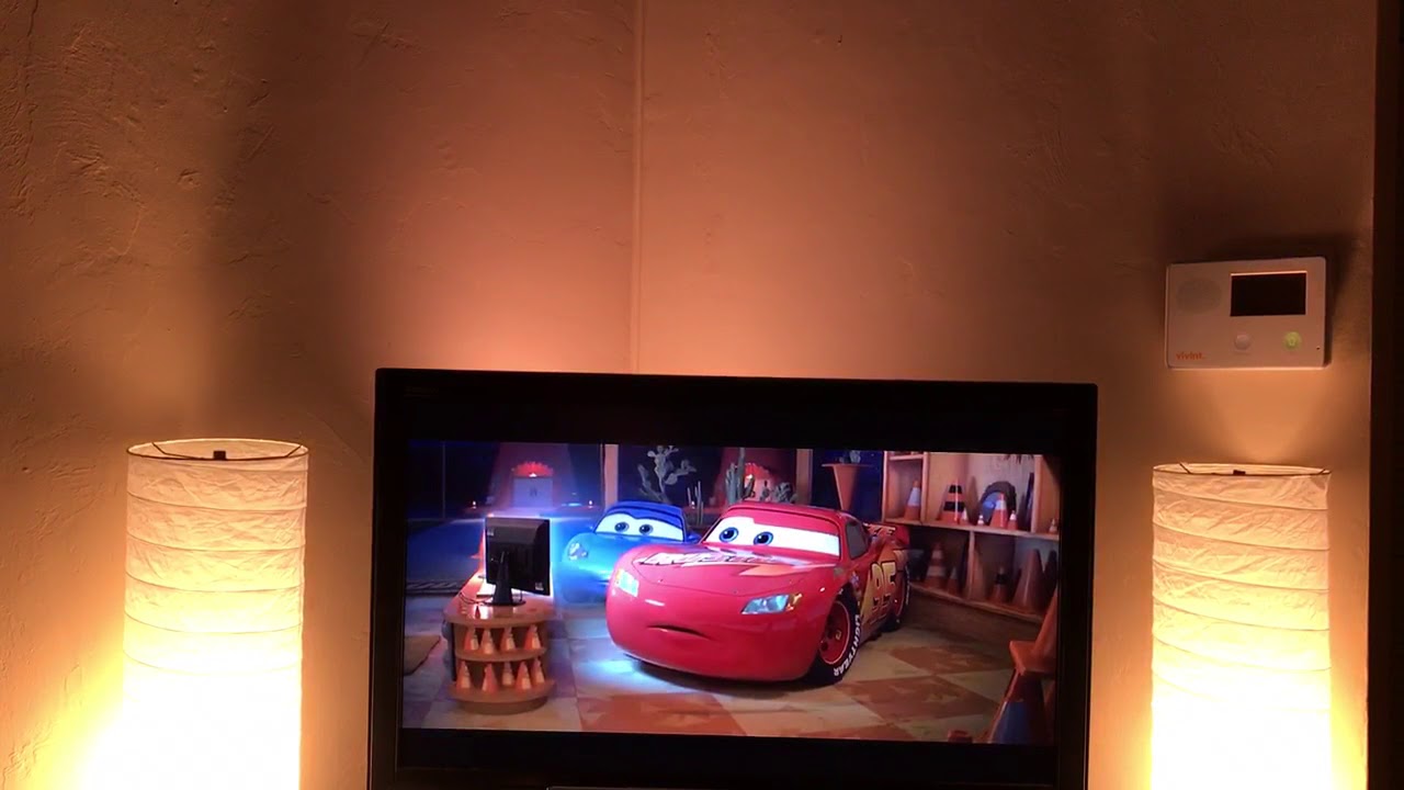Cars 3 with synchronized lighting via Hue Lights - YouTube