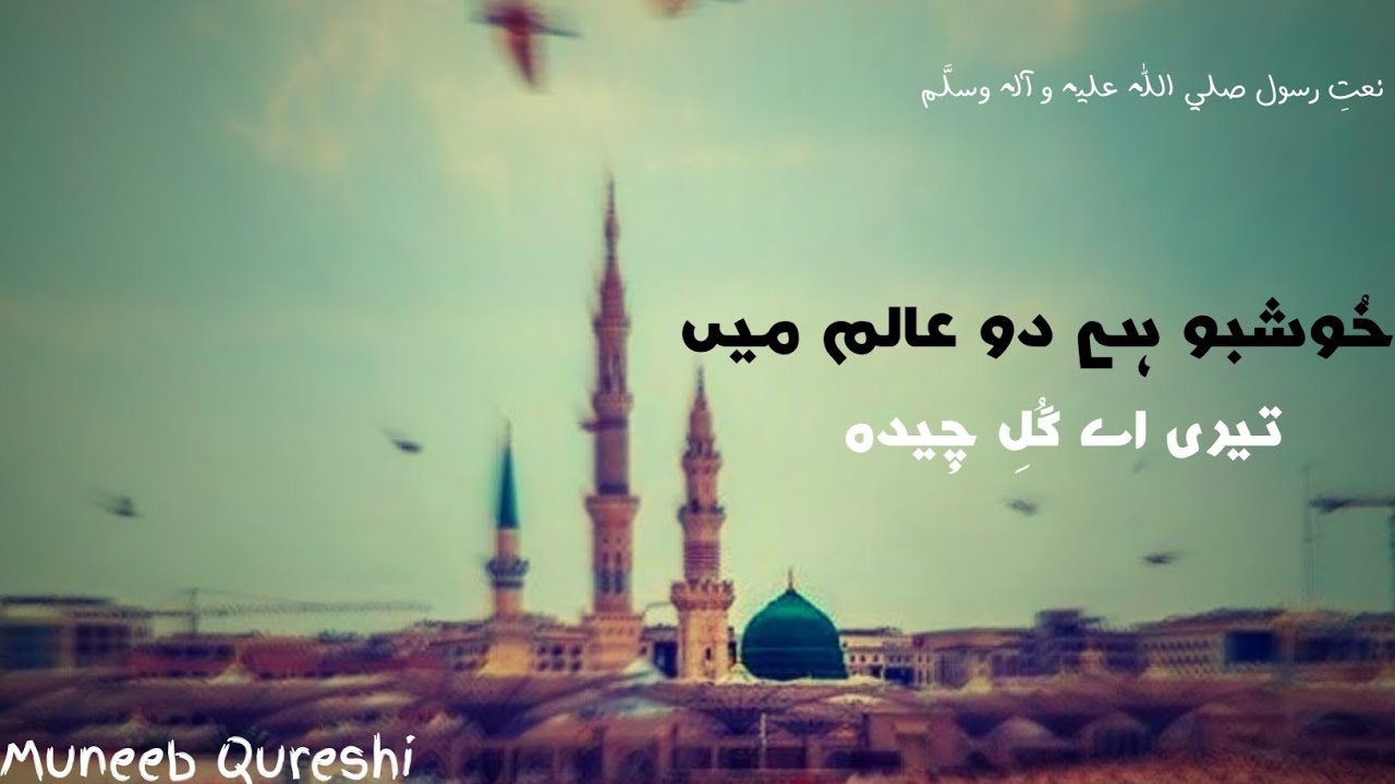 Khushbu Hai Do Aalam | Naat | Hafeez Taib | Muneeb Qureshi - YouTube