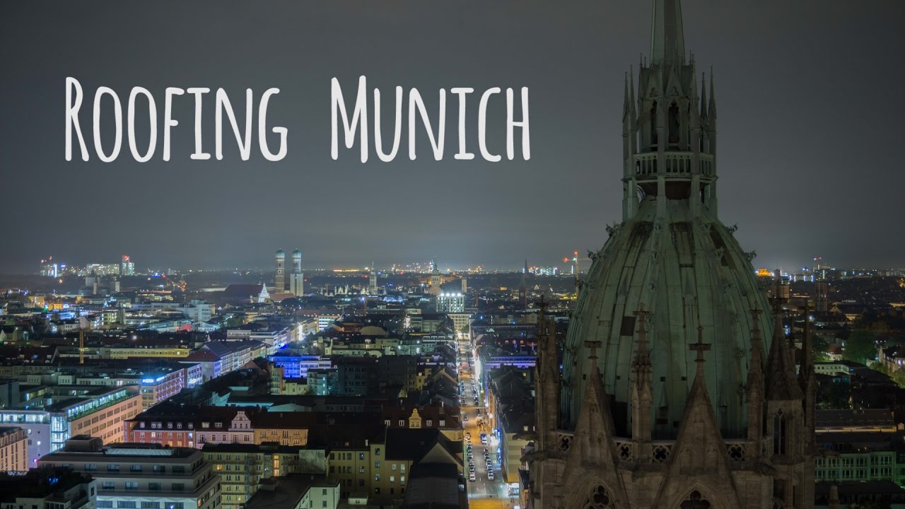 Climbing the Rooftops of Munich / 75m Church / Roofing Germany - YouTube