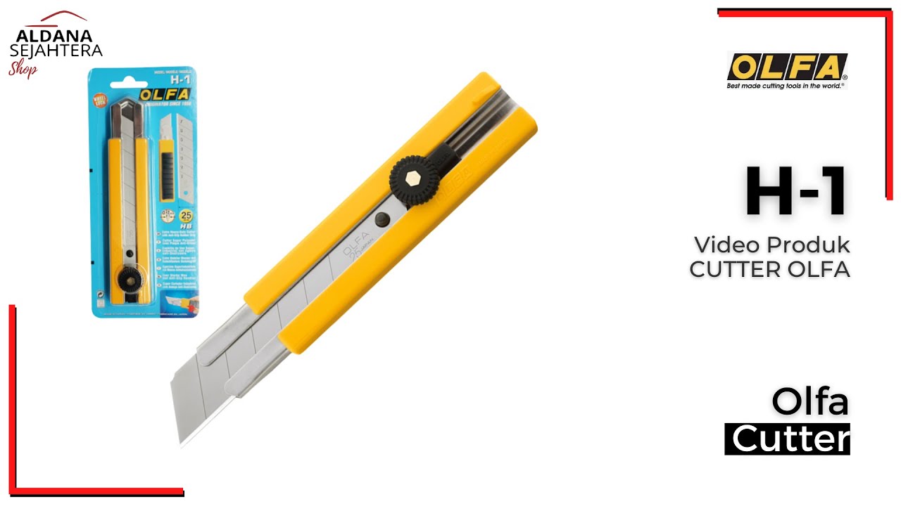 CUTTER OLFA H-1 - YouTube