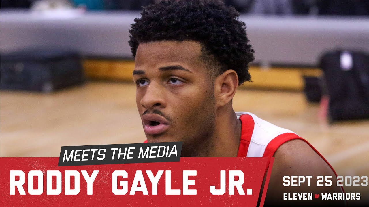 Roddy Gayle Jr. talks about his growth from his first year and the ...