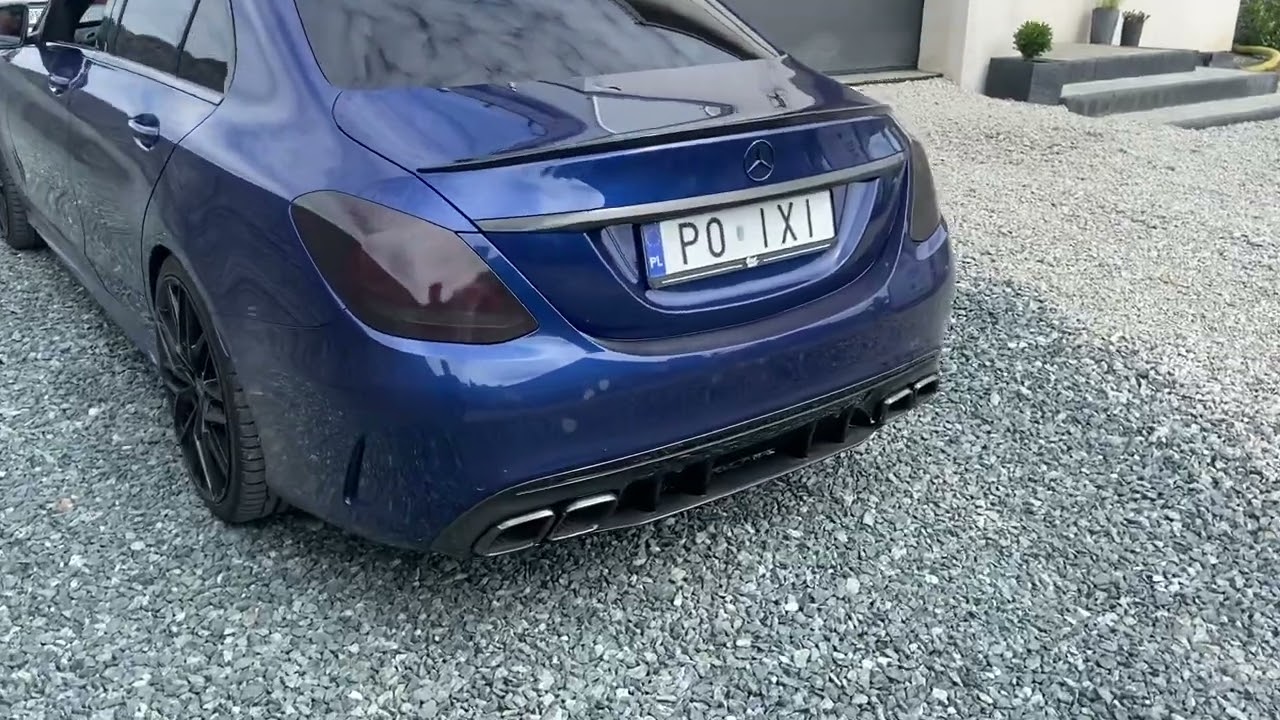 Mercedes C200 W205 Pops&Bangs by Boost Service - YouTube