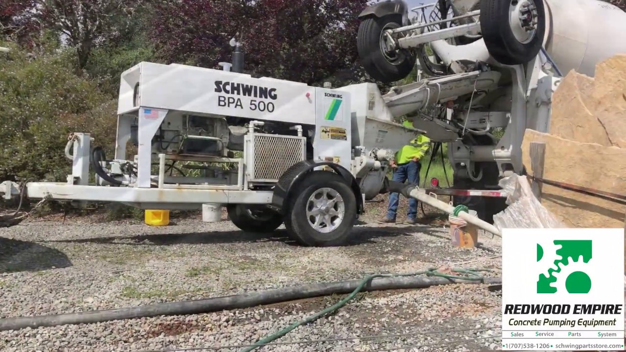 SOLD 1998 SCHWING BPA 500 | SEE IT PUMP CONCRETE | Ready to go - YouTube