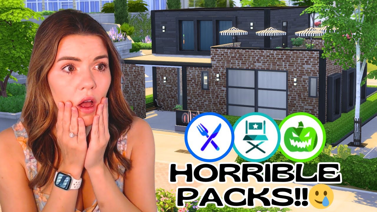 Building with THE WORST Sims 4 Packs!!! - YouTube