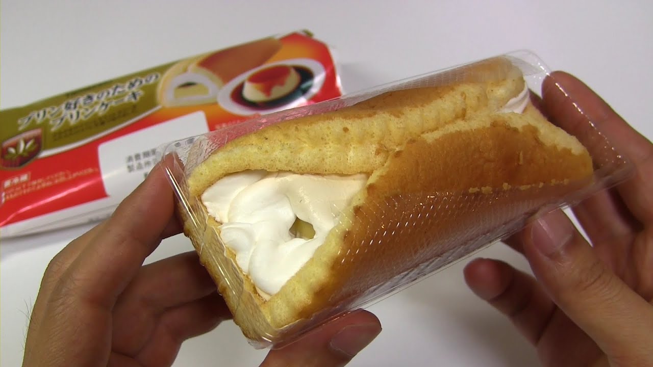 Japanese Candy & Snacks #168 Pudding Cake for Pudding Lovers - YouTube