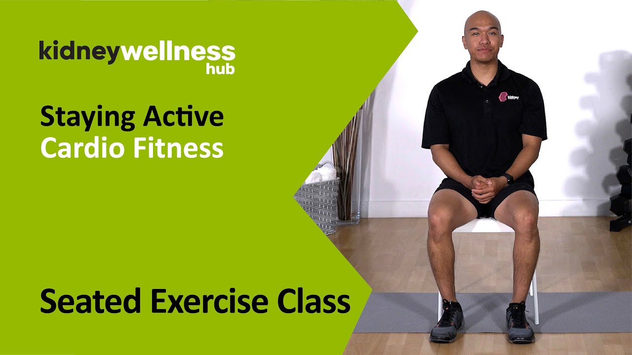 Cardio Fitness / Limited Mobility | Chair Exercise Class | Staying ...