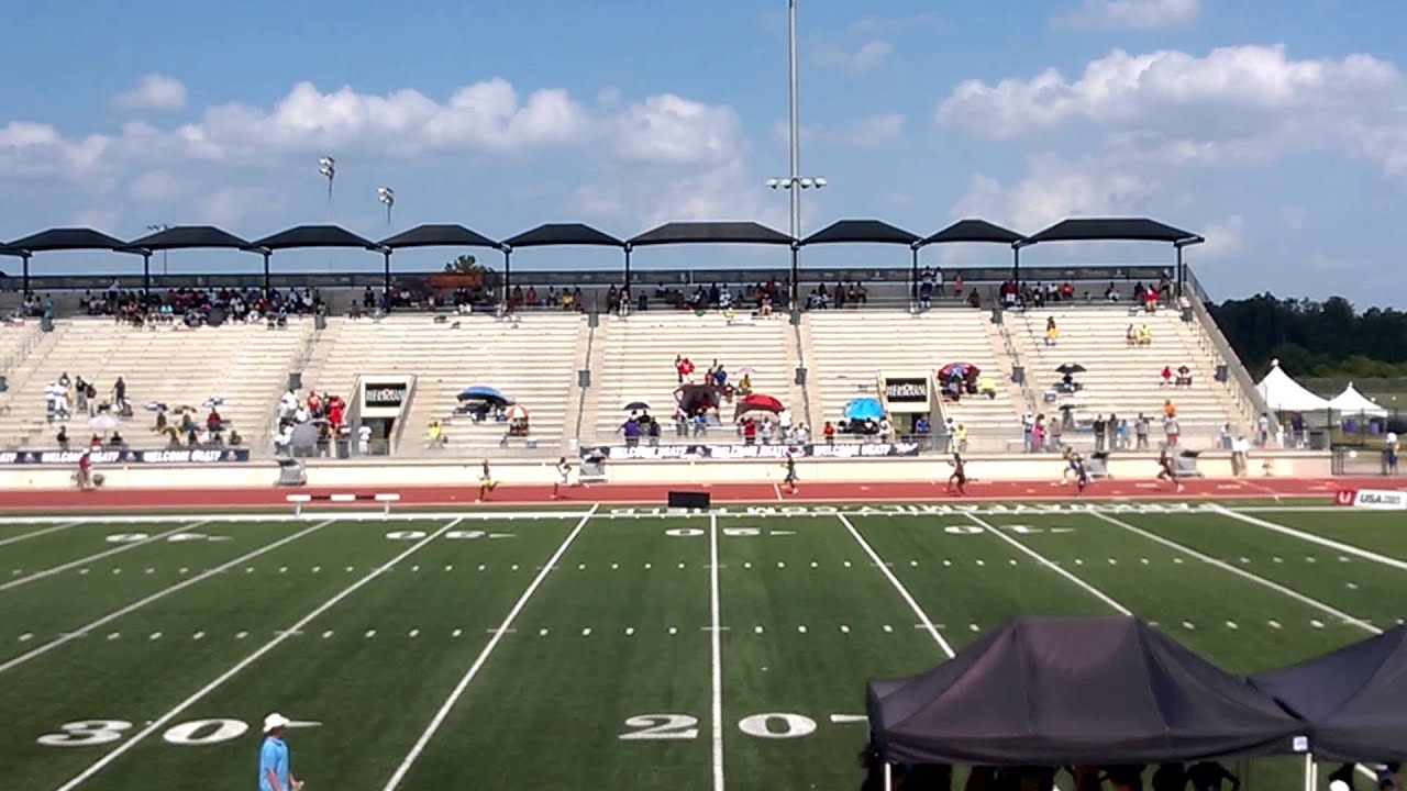 Houston Visions Track Club 4x400 meter relay Junior Olympics 2014 - YouTube