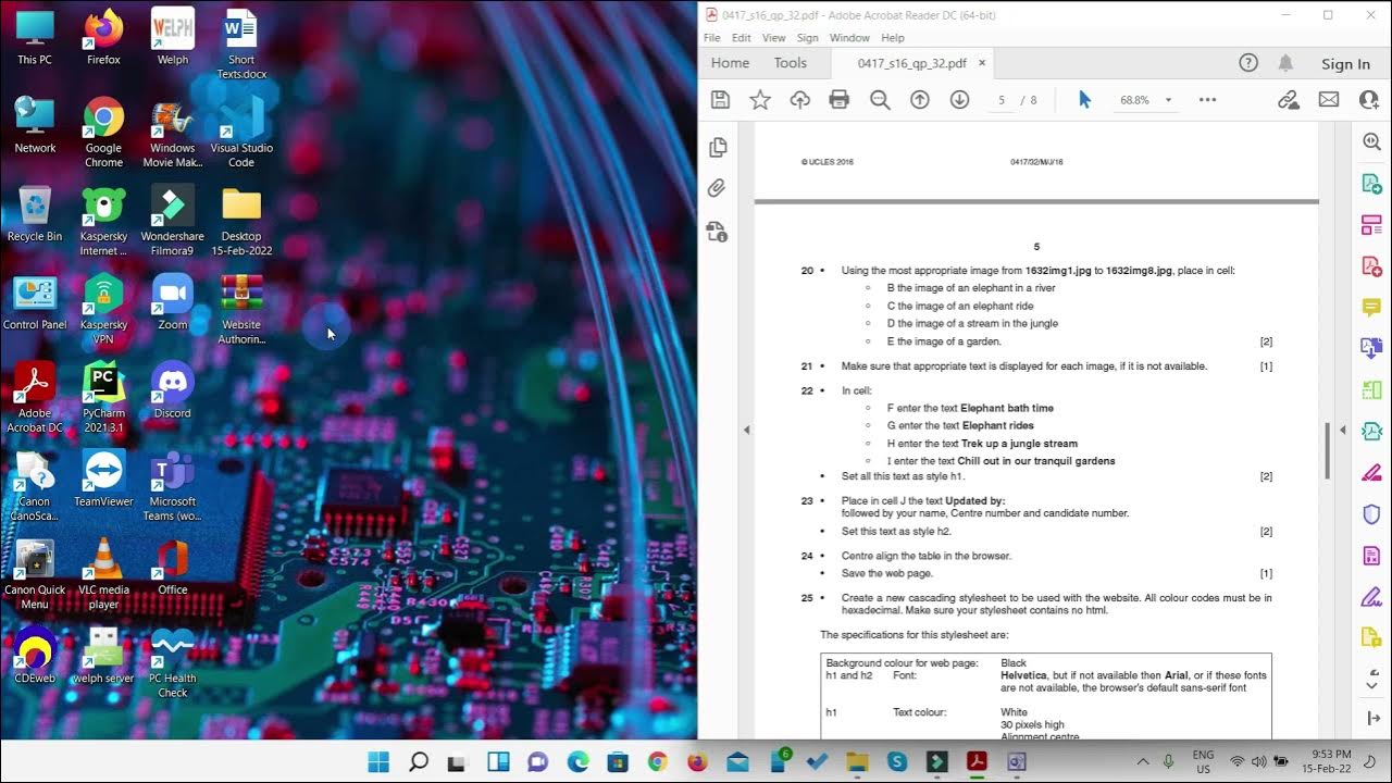 Task 1 Website Authoring Chapter-21 IGCSE ICT-0417 - YouTube