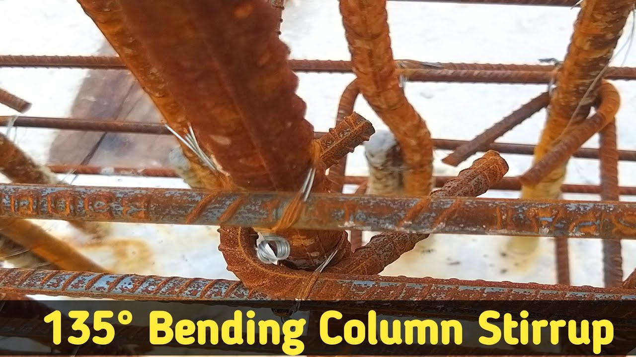 135° Bending Column Stirrup - YouTube