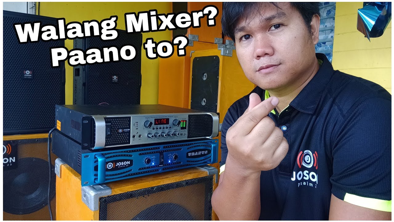 Joson Jupiter Max At Uranus Pinag sama ko Walang Mixer? How to connect ...