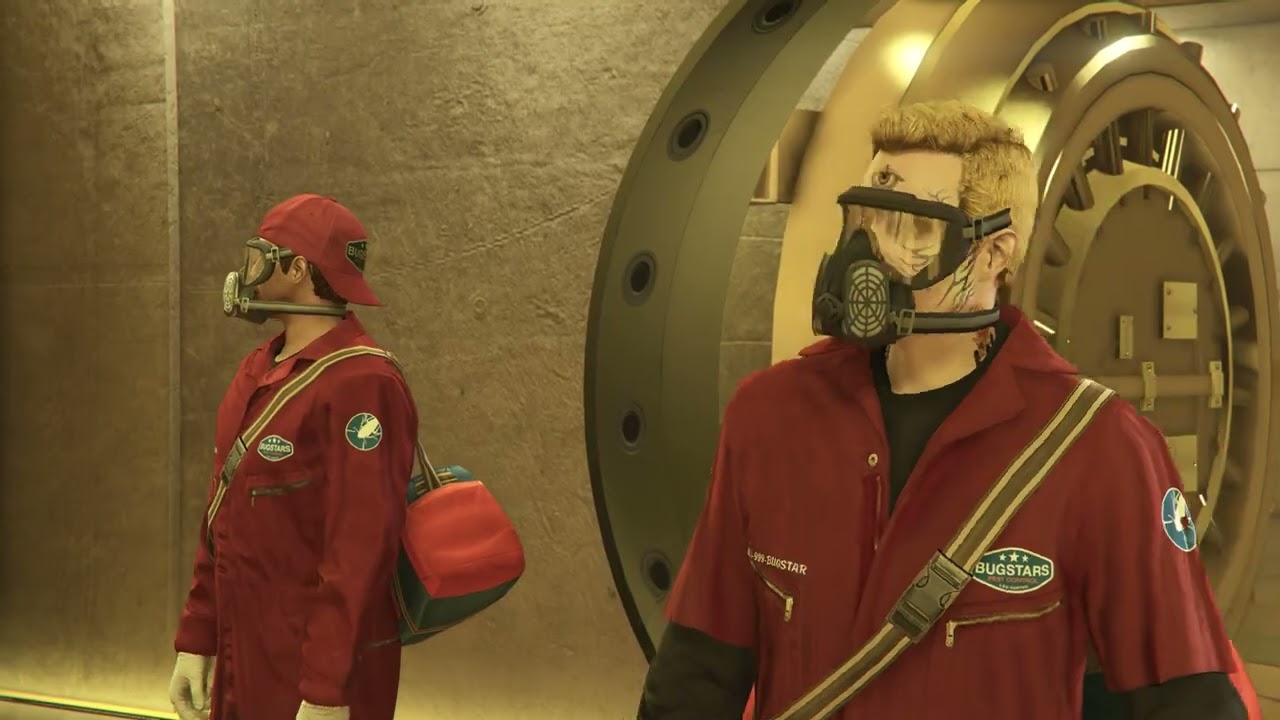 GTA Online #61: Diamond Casino Heist - The Big Con Bugstars disguise ...