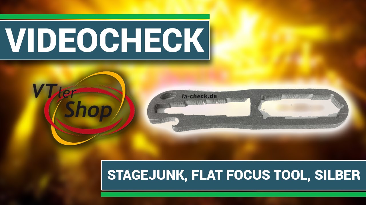 Videocheck - StageJunk, Flat Focus Tool, silber - YouTube