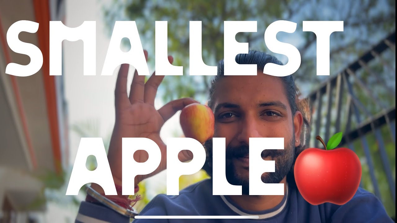 Smallest Apple Ever 😱 - YouTube