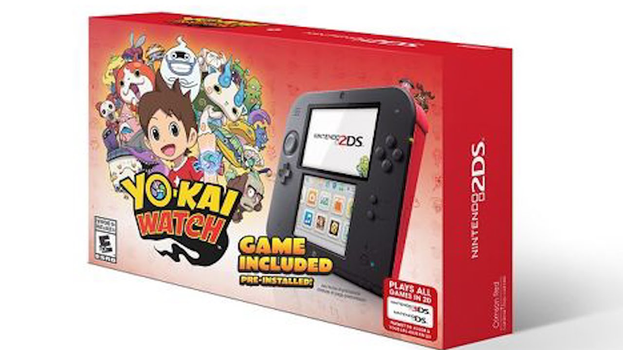 PACK YOUKAI-WACH Y NINTENDO 2DS PARA AMERICA - YouTube
