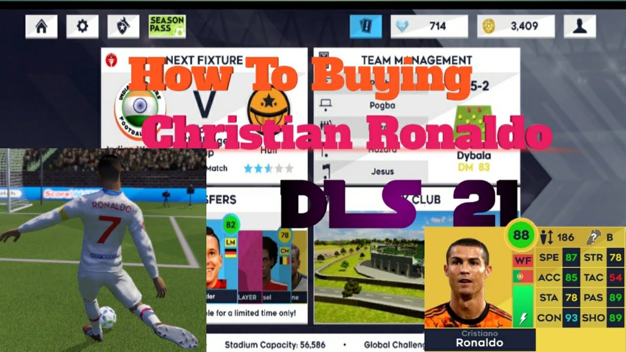 How To Get Cristiano Ronaldo in DLS 21|| How To Buy cristiano ronaldo ...