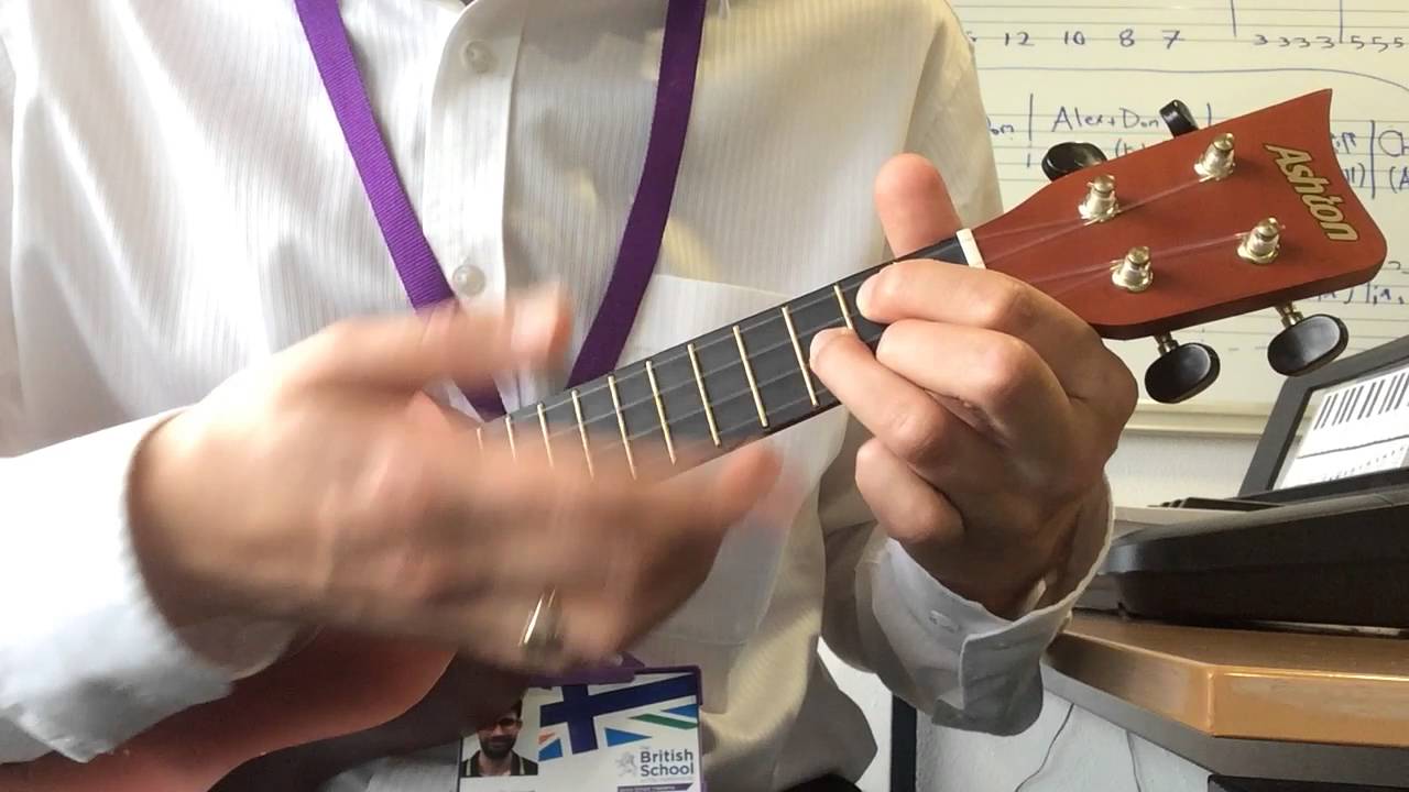 Ukulele Tutorial - Ho Hey (Verse) - YouTube