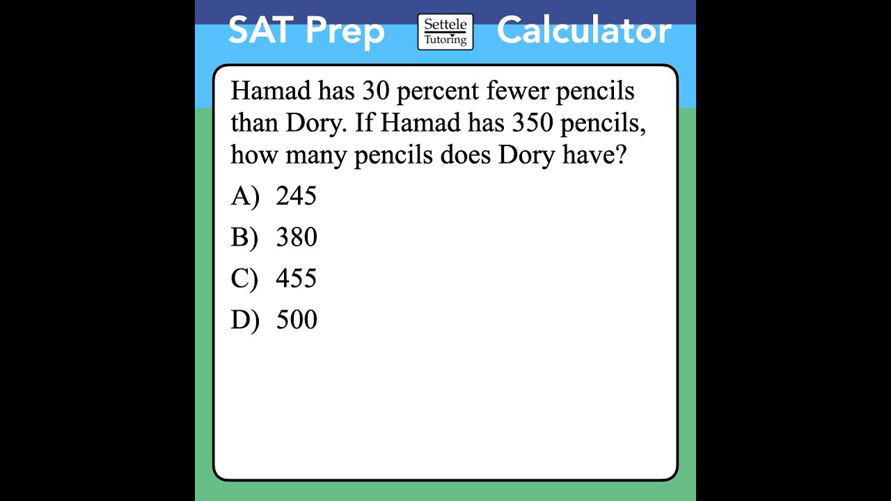 SAT Question of the Day — September 21 - YouTube