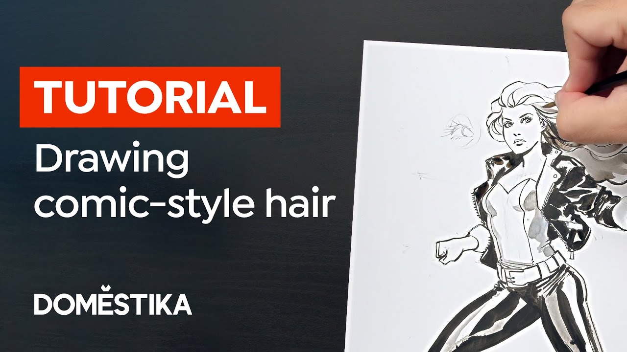 Character Design Tutorial: How to Draw Comic-Style Female Hair - Marcio ...