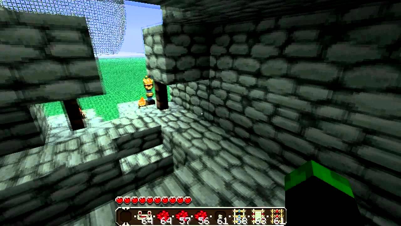 Minecraft: piston maze - YouTube