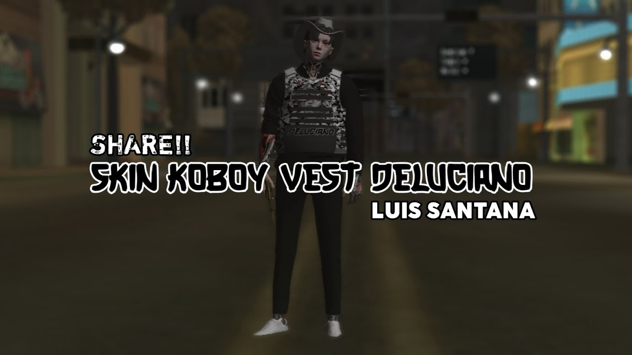 REVIEW!!! SKIN KOBOY VEST DELUCIANO STYLE THAI FIVEM | GTASAMP - YouTube