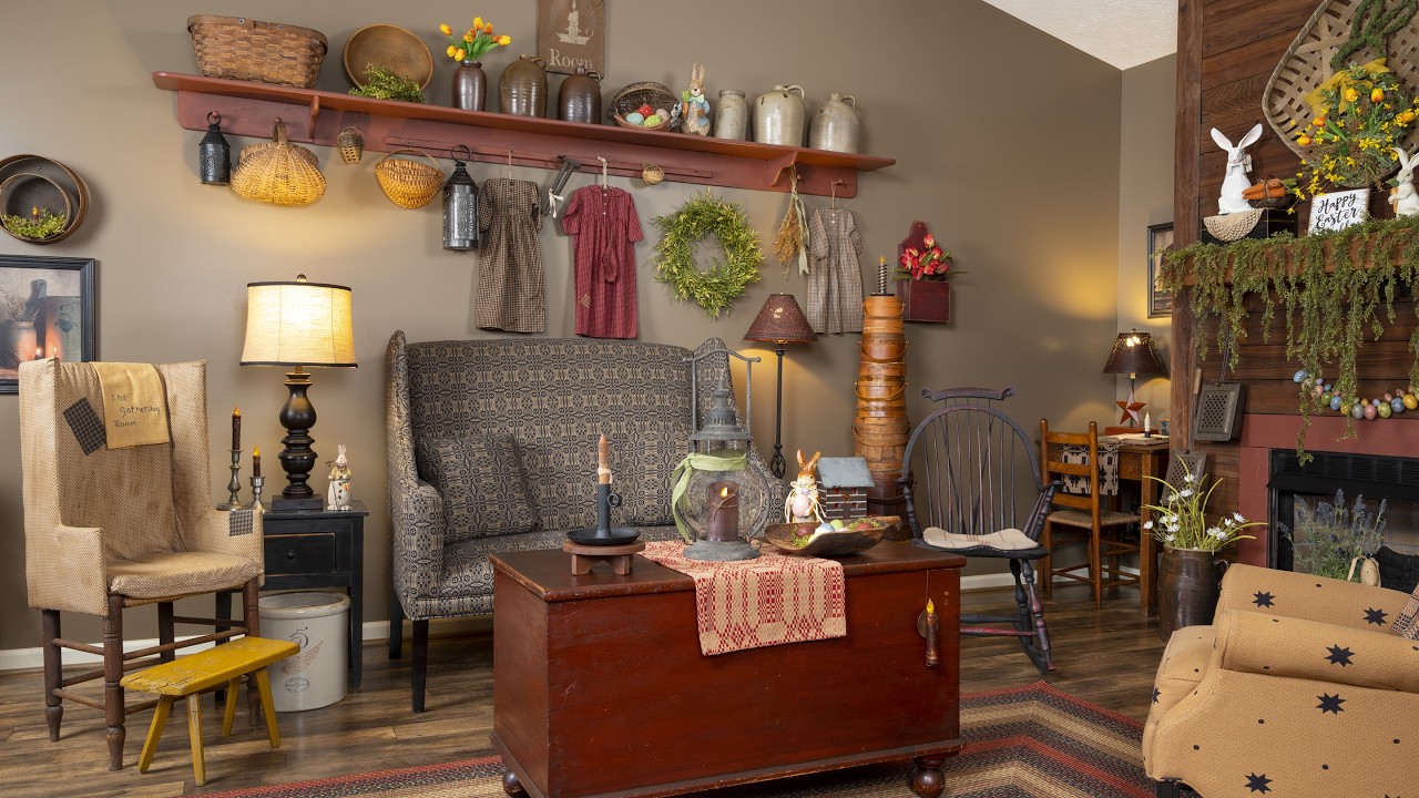 Spring Primitive in Bloom | Linda Meadows' Alabama Home | Photographed ...