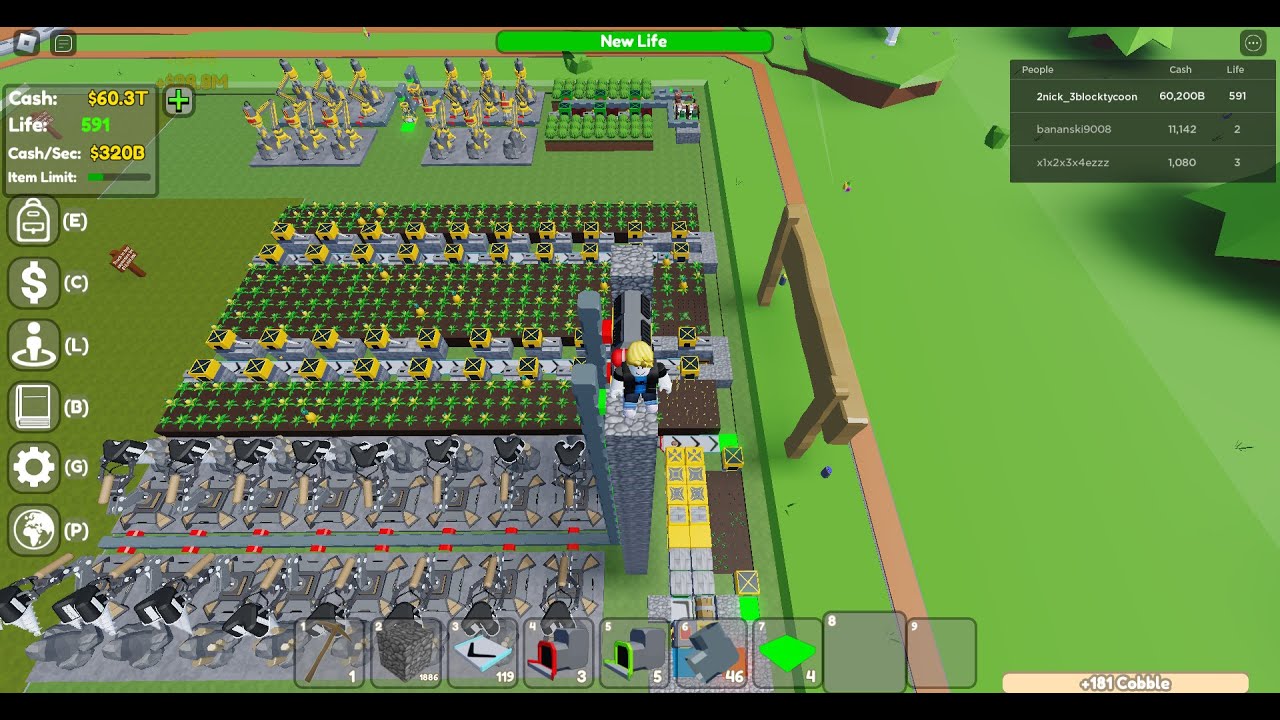 FunzPlayz! - Multi (Farm)! [Life:591] #1 in Roblox : Block Tycoon ⛏️ ...