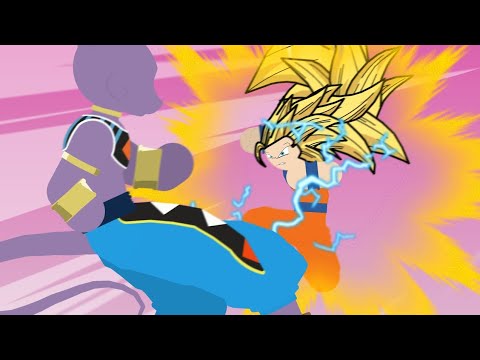 Goku vs Beerus (teaser) /stick nodes - YouTube