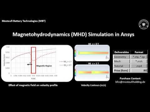 Magnetohydrodynamics (MHD) Simulation in Ansys - YouTube