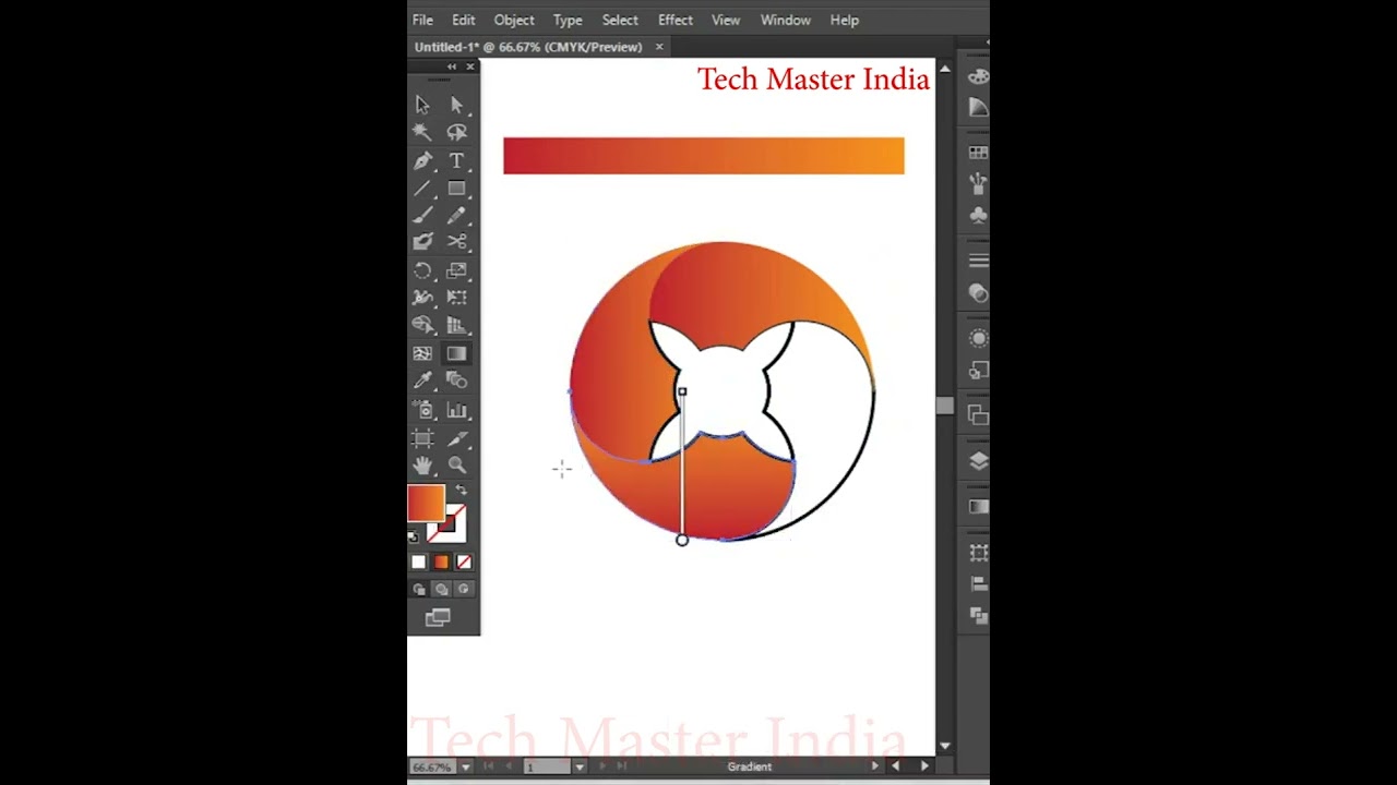 How to design a stylish logo Design in #illustrator | Adobe Illustrator Tutorial #shorts - YouTube
