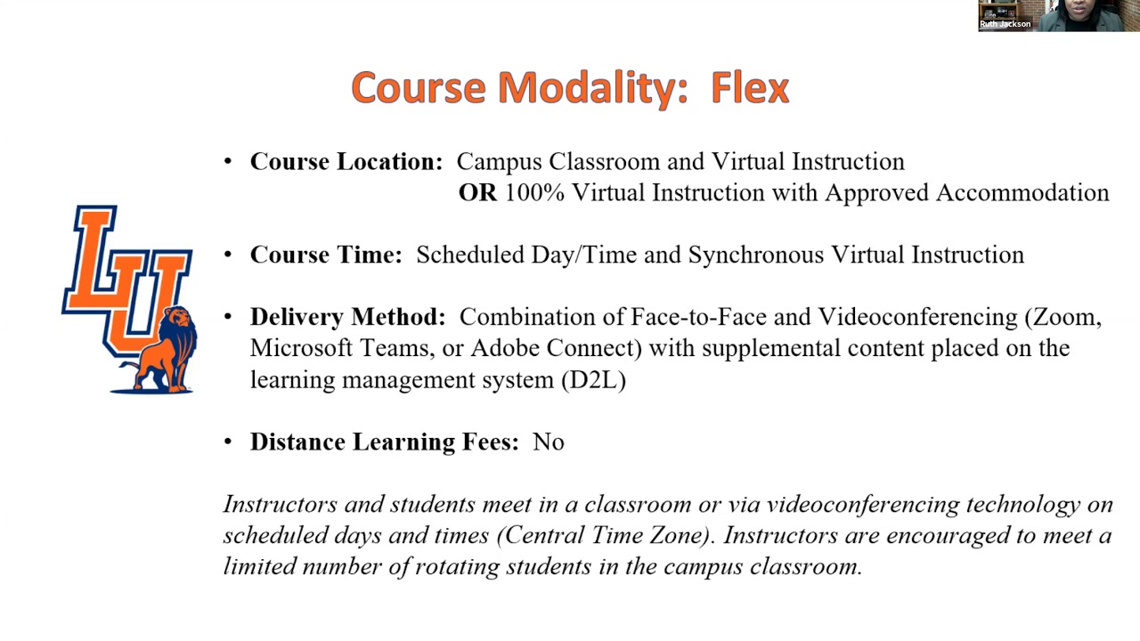 Spring 2021 Academic Course Modalities, Expanded Testing Protocols, and ...
