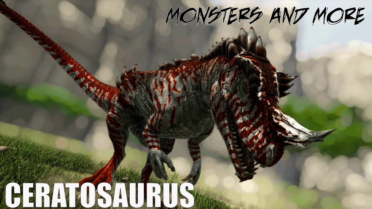 CERATOSAURUS(MONSTERS AND MORE)| CINEMATIC DOSSIER[ARK MODS] - YouTube