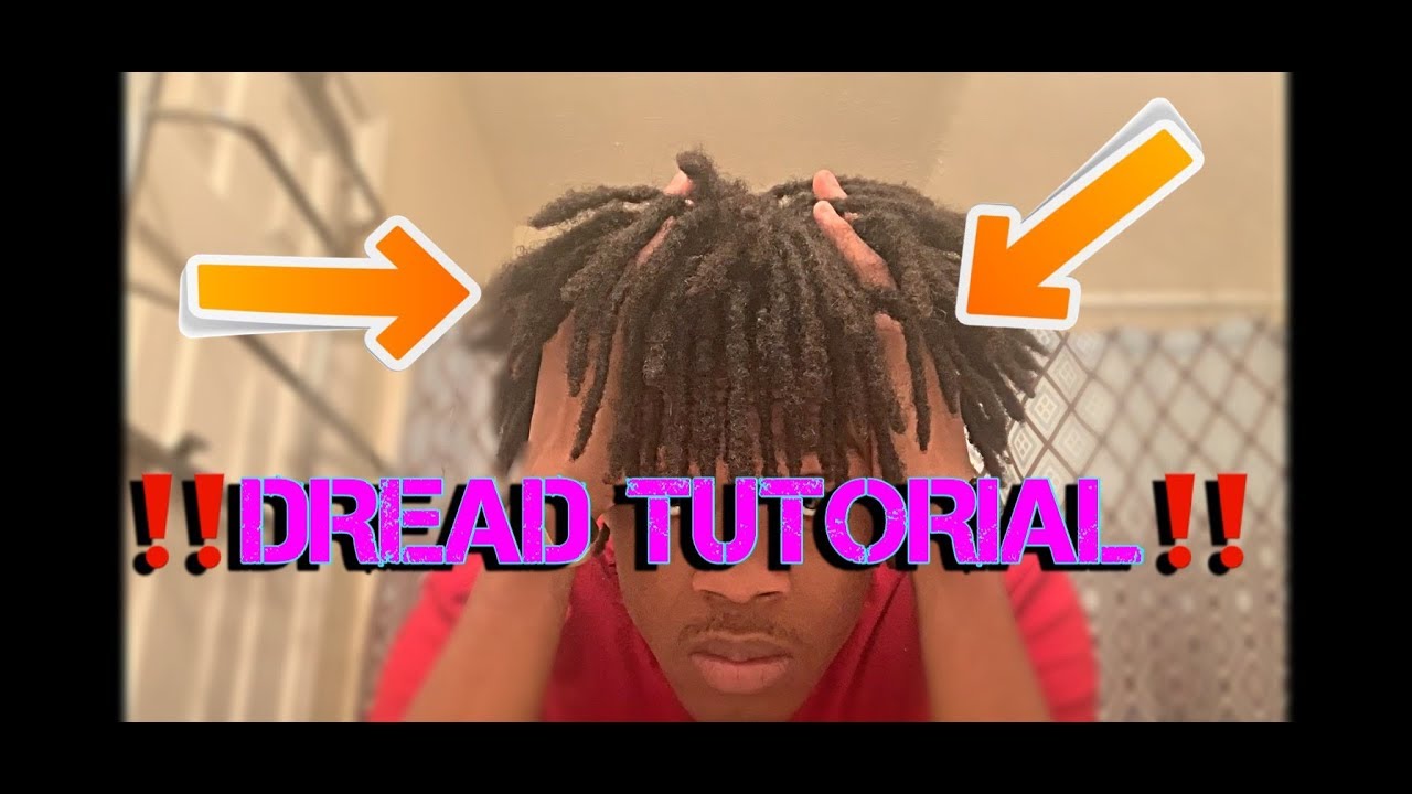 How To Start Dreads Hair Tutorial‼️ - YouTube