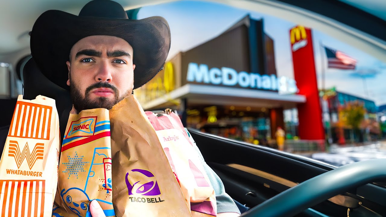 British Guy Tries EVERY American Drive Thru - YouTube