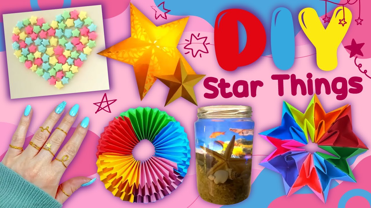 10 DIY Star Things - Amazing Star Shaped Craft Ideas - Room Decor ...