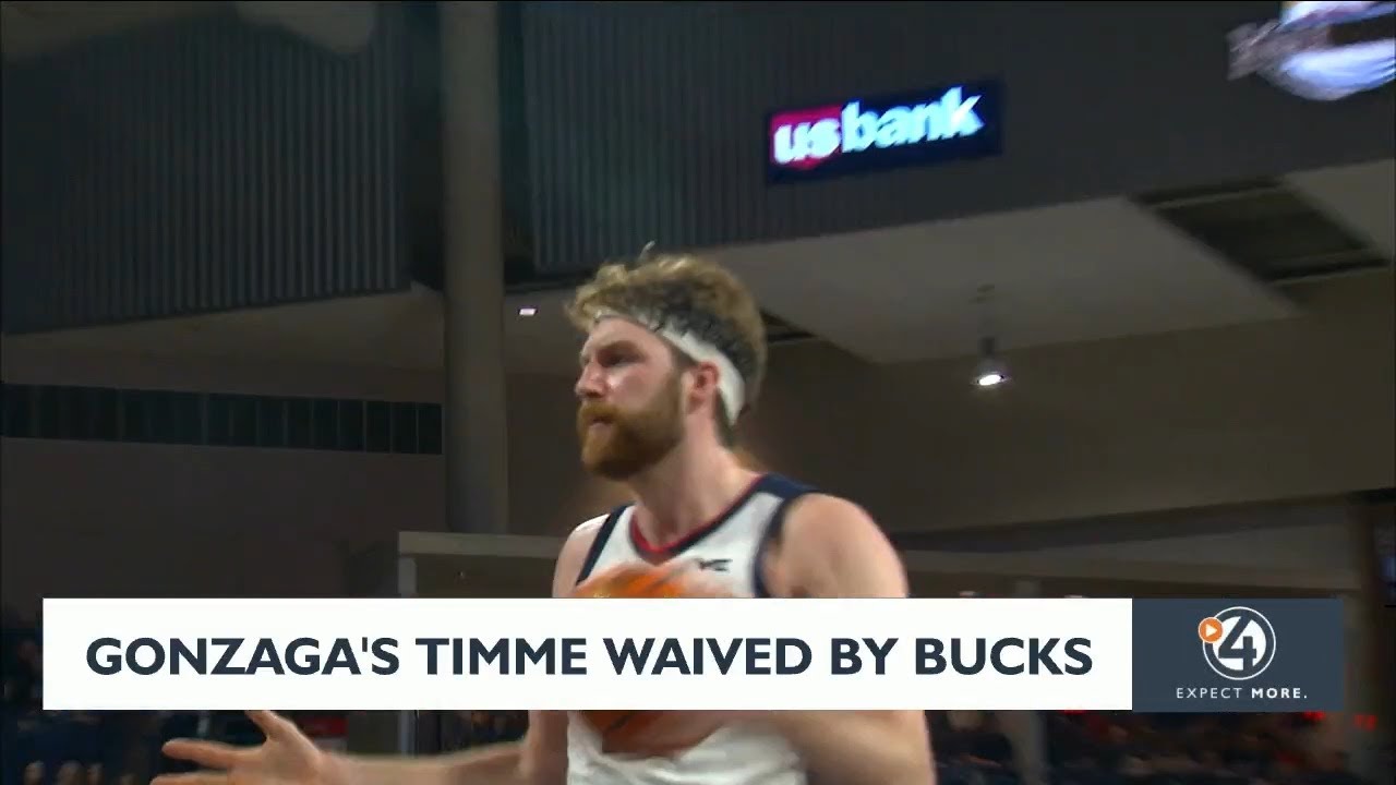 Former Zag Drew Timme waived by Milwaukee Bucks - YouTube