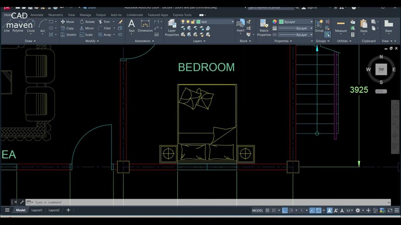 Zoom and Pan Command in AutoCAD || How to do it? - YouTube