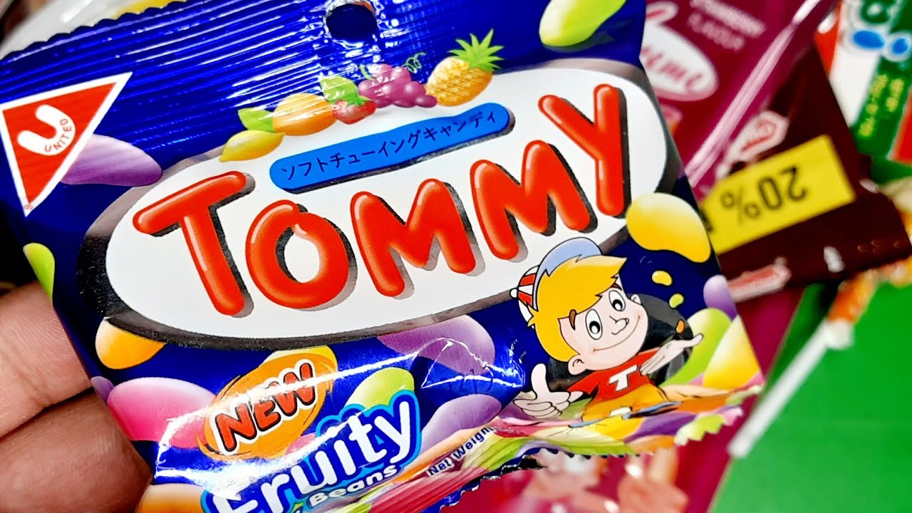 some lot's of candies and mouth tempting chocolates with tommy fruity ...