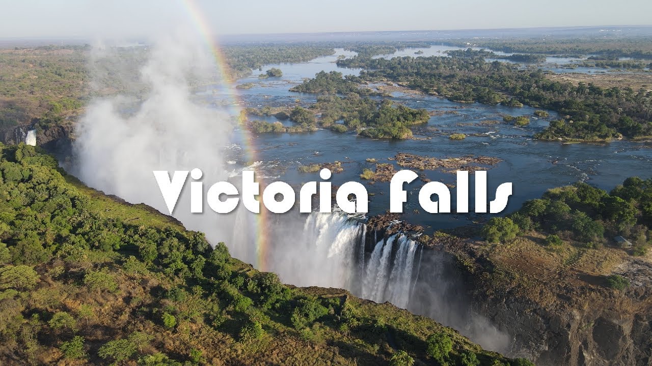 [DJI drone] Victoria Falls, Zimbabwe - YouTube