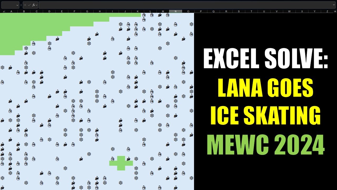 Excel Solve: Lana Goes Ice Skating! (Microsoft Excel World Championship ...