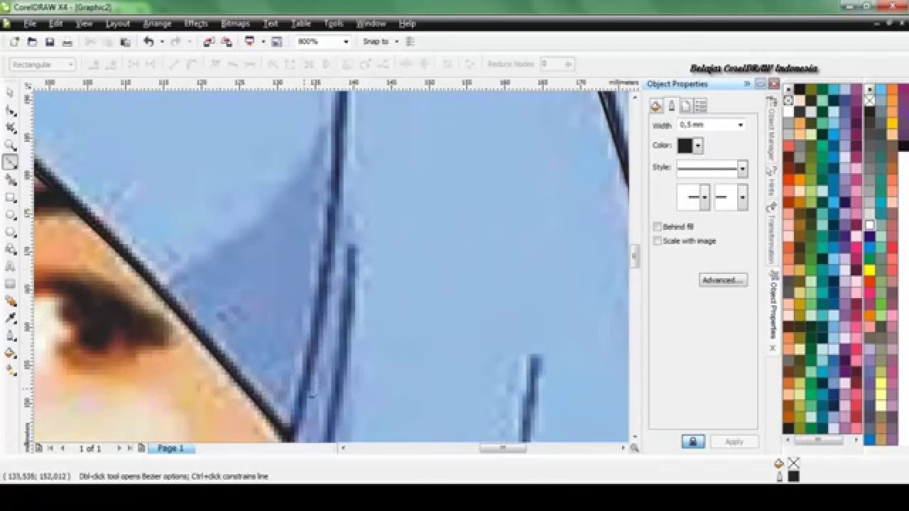Tutorial Tracing Gambar Menjadi Vector | Belajar CorelDRAW - YouTube