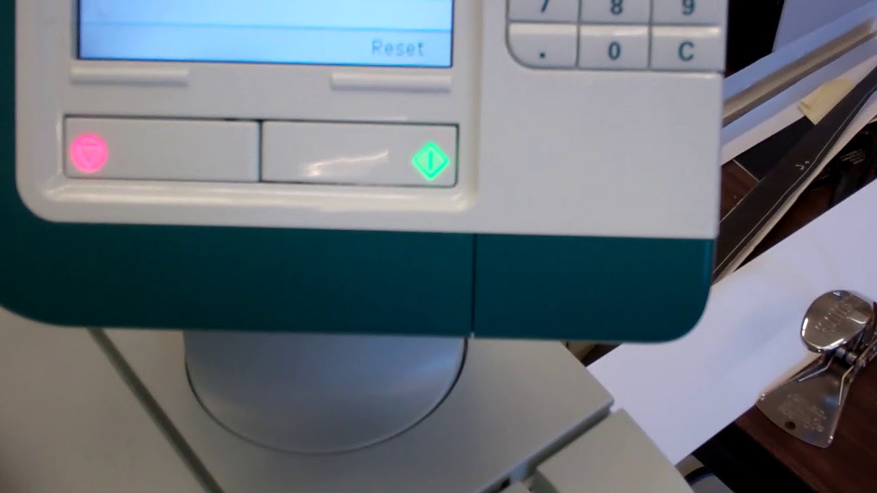 Scanning to a USB with the OCE 350 - YouTube