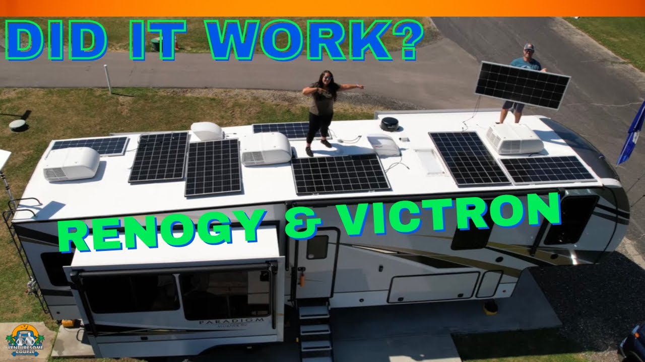 NOT Your AVERAGE Solar System on our RV!! Renogy & Victorn BOTH in our ...