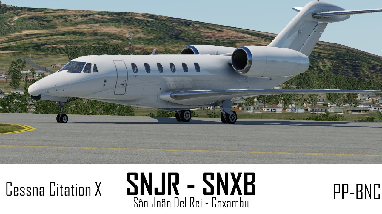 [Brasil] São João Del Rei - Caxambu | Cessna Citation X - PP-BNC - YouTube