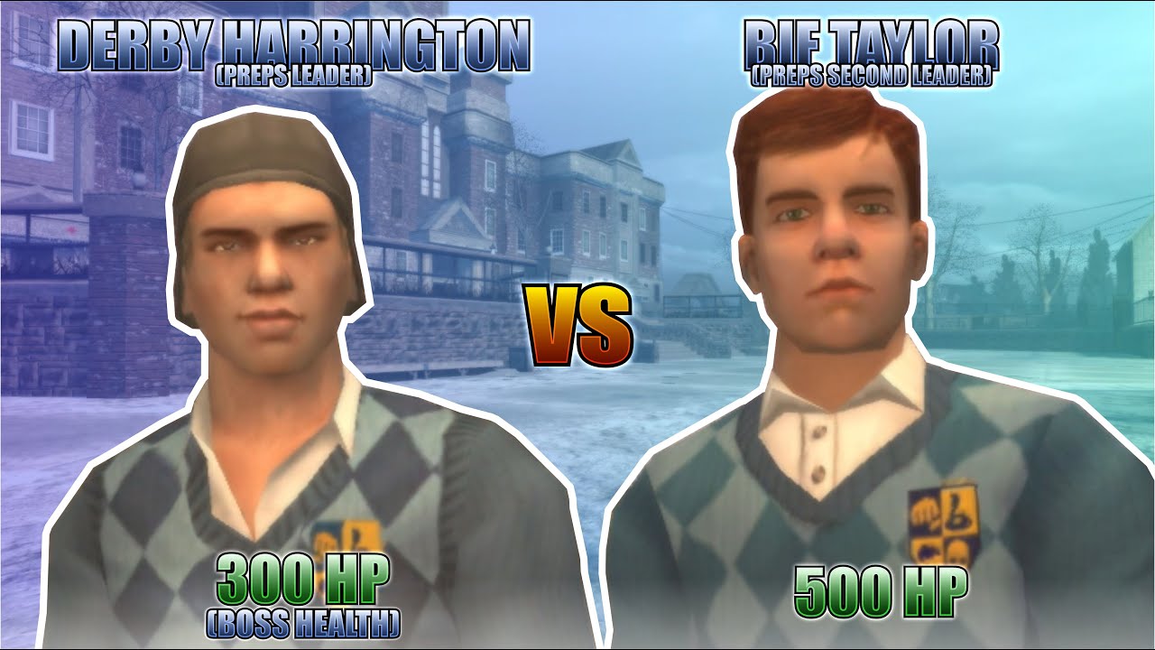 BULLY SE : Derby Harrington (Full Boss Style) vs Bif Taylor (Preppies ...