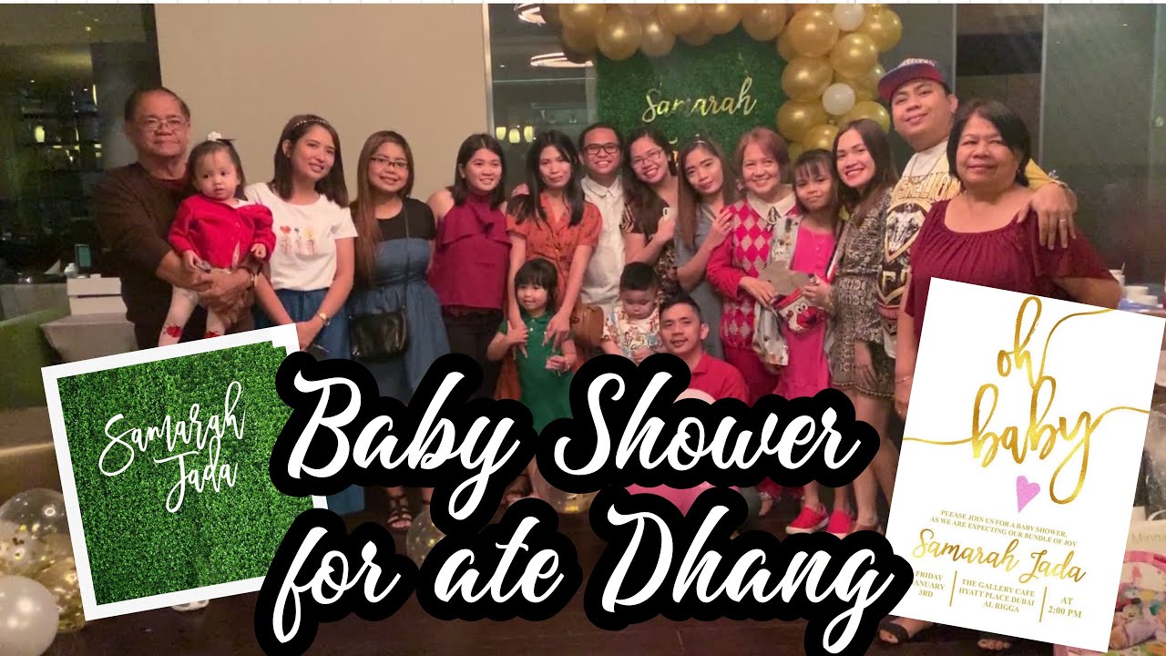 Samarah Jada|Baby Shower for Ate Dhang|Hyatt Place Dubai|Melody Joy Vlogs - YouTube