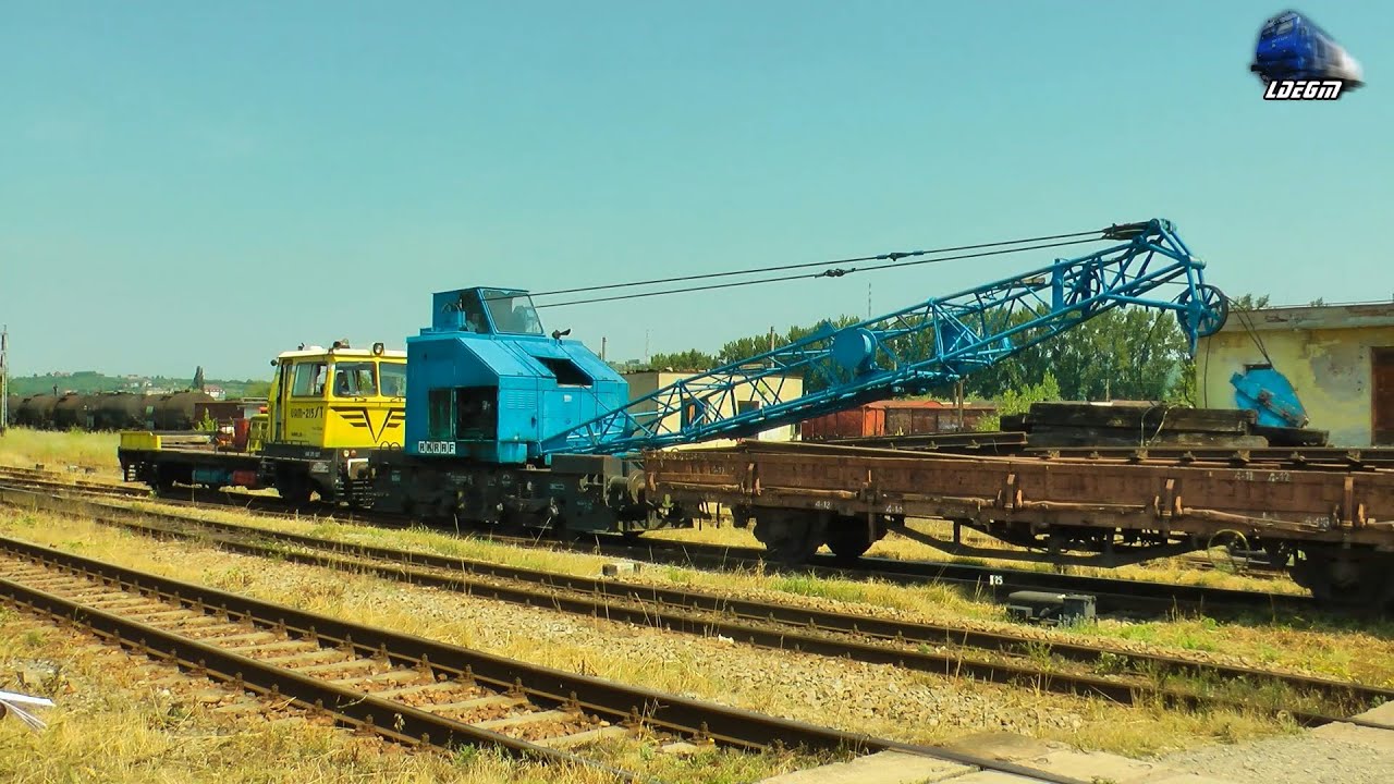 MARUB UAM 215 021 & Macara TAKRAF Crane in Oradea Est Triaj - 06 July ...